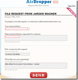 Autodesk Inventor FAQ: Austausch großer Dateien mittels Dropbox und Airdropper [Windows Tools]